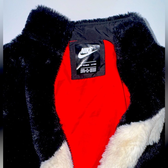 Nike | Jackets & Coats | Nike Little Kids Swoosh Faux Fur | Poshmark